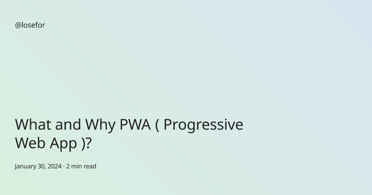 What and Why PWA ( Progressive Web App )? | Tareky Teaching website